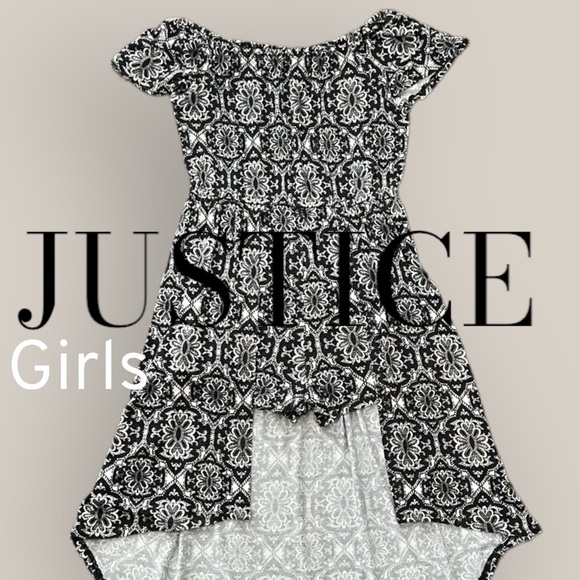 Justice | Dresses | Justice Girls Off The Shoulder Romper Dress | Poshmark